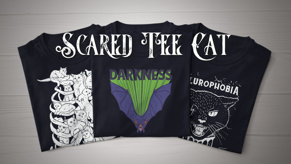 About Scared Tee Cat